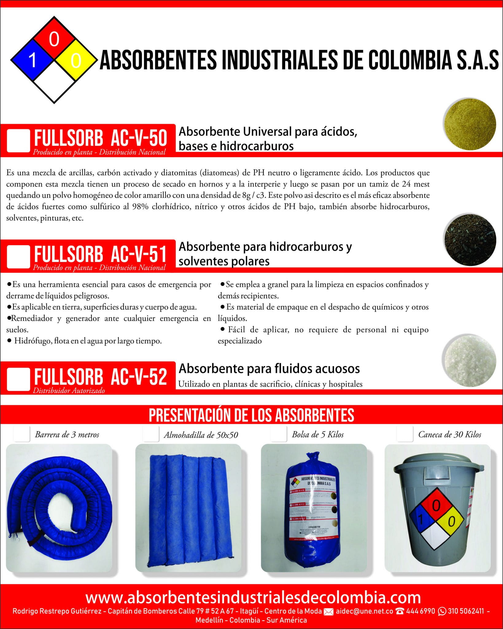 Absorbentes Industriales de Colombia – Absorbentes Industriales de Colombia